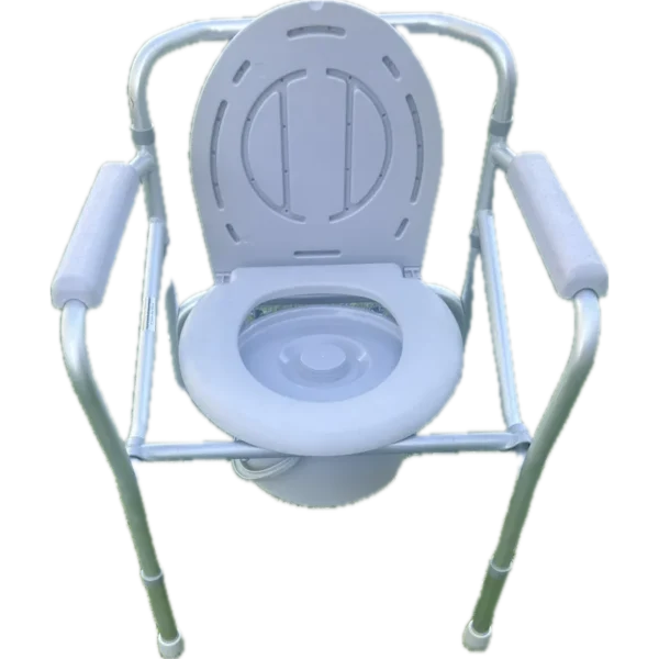 Folding Aluminum Commode Chair | Physio-med Technologies