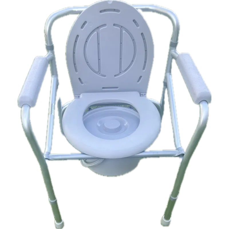 Folding Aluminum Commode Chair | Physio-med Technologies